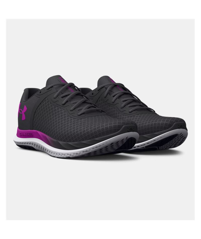 Zapatillas de running negras Under Armour Charged Breeze Mujer | Atmósfera Sport