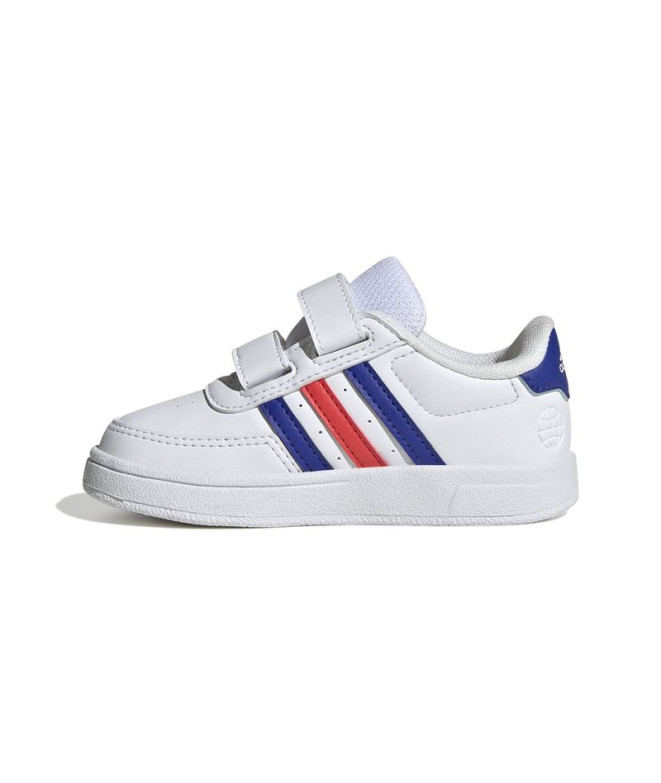 Zapatillas adidas Breaknet Lifestile Court Lace Strap Blanco Infantil ...