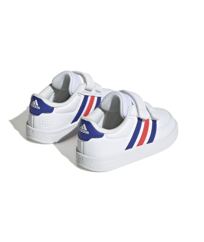 Zapatillas adidas Breaknet Lifestile Court Lace Strap Blanco Infantil ...
