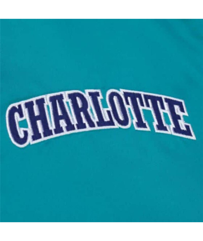 Chaqueta Mitchell & Ness Charlotte Hornets Azul Hombre | Atmósfera Sport