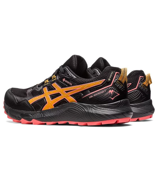 Zapatillas de Trail ASICS Gel-Sonoma 7 GTX Mujer Negro | Atmósfera Sport
