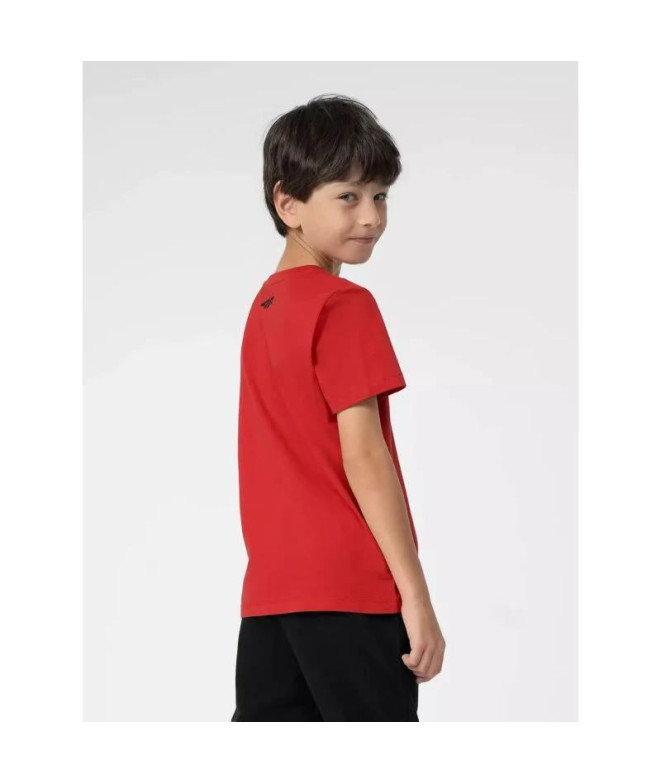 Camiseta 4F M294 Niño Rojo