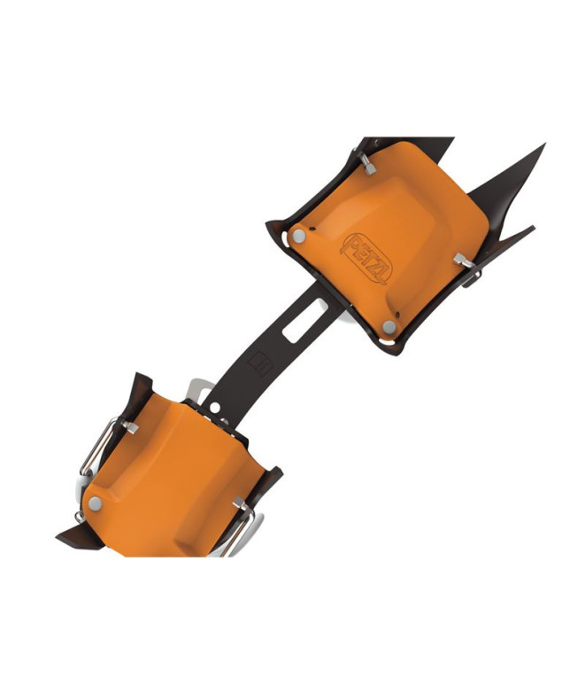 Crampones Petzl Irvis Flexlock Black/Orange