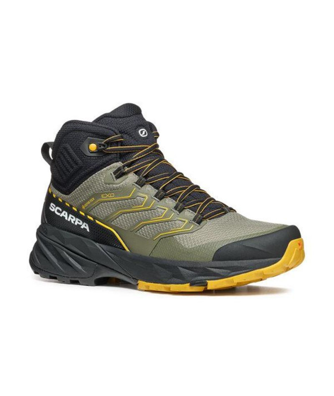 Botas de Montaña Scarpa Rush 2 Mid Gtx Moss-Sulphur Hombre | Atmósfera ...