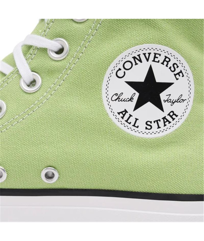 Sapatilhas Converse Chuck Taylor All Star Lift Hi Verde/Branco/Pret...