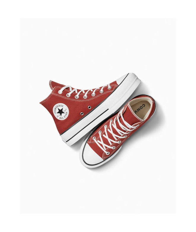 Chaussures Converse Chuck Taylor All Star Lift Hi Ritual Rouge/Blan ...