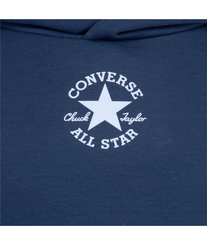 Sudadera Converse Sustainable Core Hoodie Converse Navy Niño ...