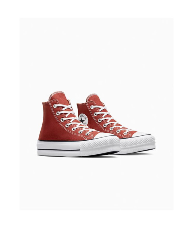 Chaussures Converse Chuck Taylor All Star Lift Hi Ritual Rouge/Blan ...