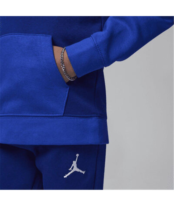 Conjunto Nike Jordan Mj Essentials Flc Po Set Kids Blue