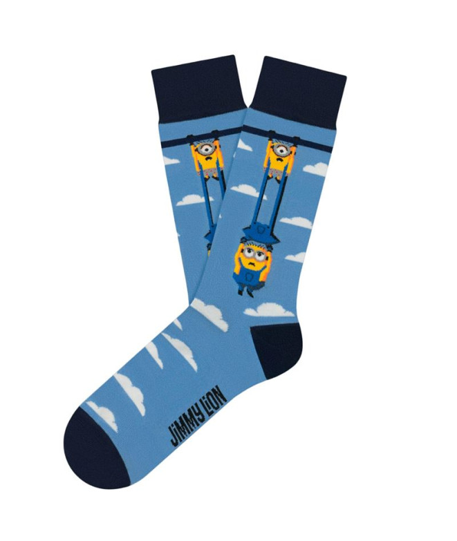 Calcetines Jimmy Lion Minions Sky Light Blue | Atmósfera Sport