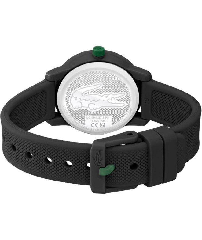 Relógio 3 agulhas, caixa 32mm preto TR90