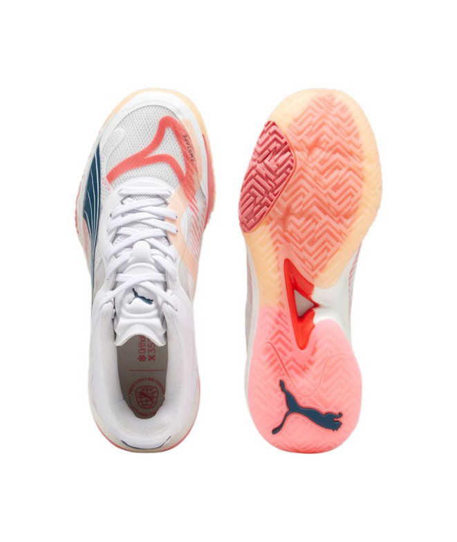 Chaussures handball puma Accelerate NITRO QD Blanc | Atmósfera Sport