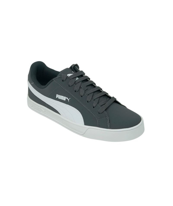 Sapatilhas Puma Smash Vulc, SL Cinza-Branco, Homem | Atmósfera Sport