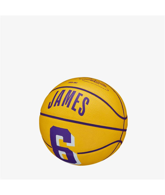 Balon de baloncesto Wilson NBA Player Icon Mini Lebron Amarillo ...