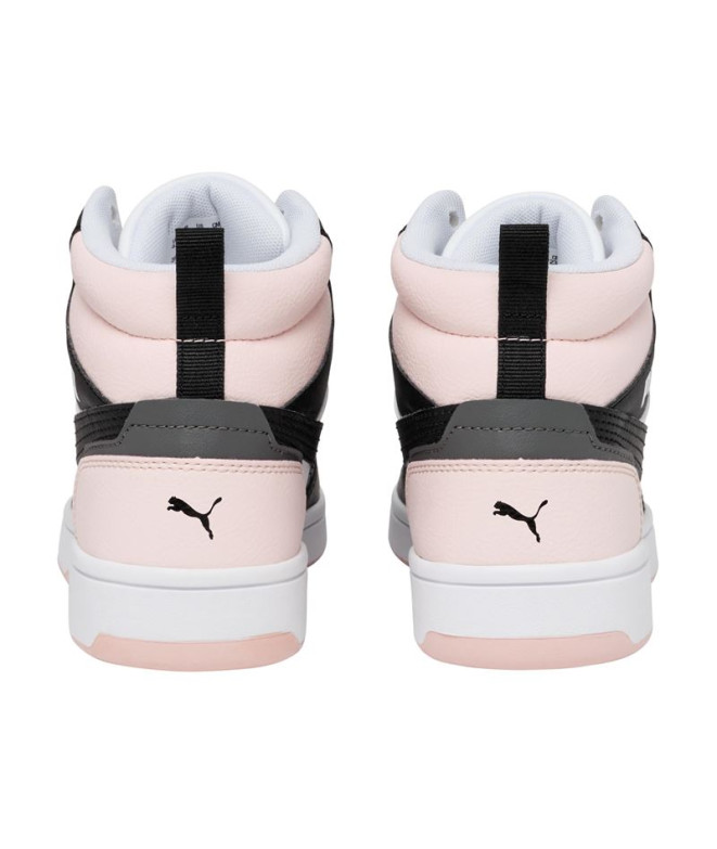 Zapatillas Puma Rebound V6 Mujer Negro/Rosa