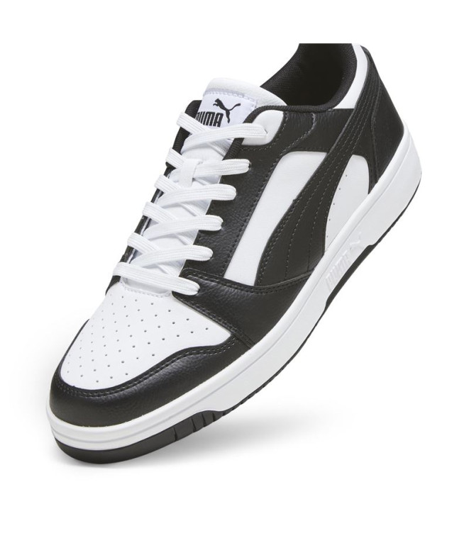 Sapatilhas Homem Puma Rebound V6 Low Preto/Branco | Atmósfera Sport