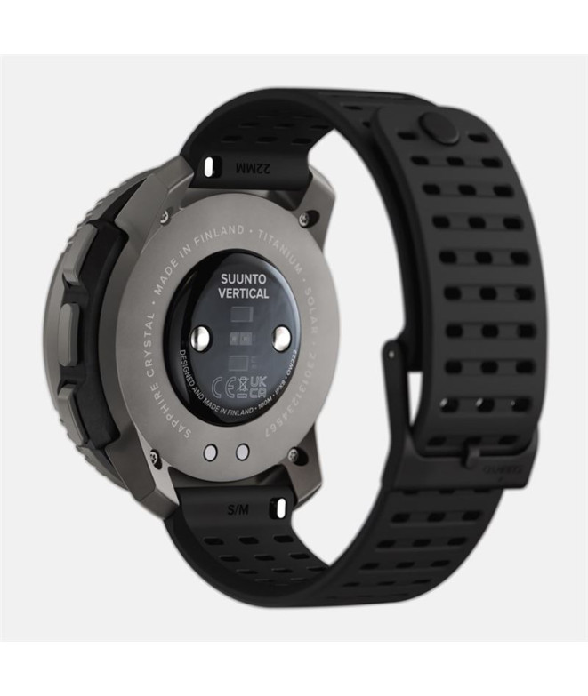 Reloj Suunto Vertical Titanium Solar Black | Atmósfera Sport