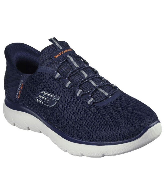 Sapatilhas Skechers Summits - Gama alta Homem Azul-marinho