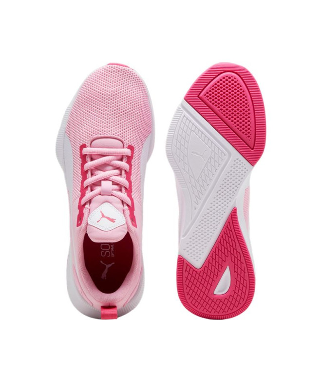 Chaussures running by Puma Flyer Runner Pink Enfant