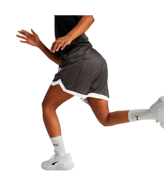 Calça Basquetebol de Puma Arc-hitect Mesh Preto Mulher | Atmósfera Sport