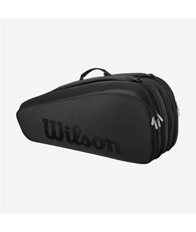 Raquetero de Tenis Wilson Noir Tour 6Pk Racket Bag Negro