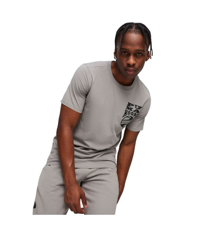 Camiseta de Baloncesto Puma The Hooper 2 Stormy Slate Hombre Gris | Atmósfera Sport
