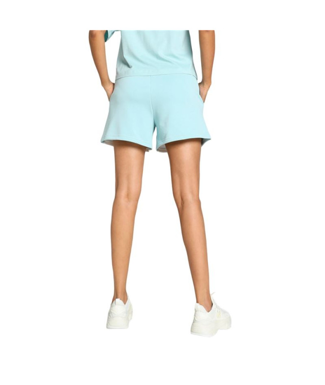 Pantalones Puma POWER 5" Turquesa Mujer | Atmósfera Sport