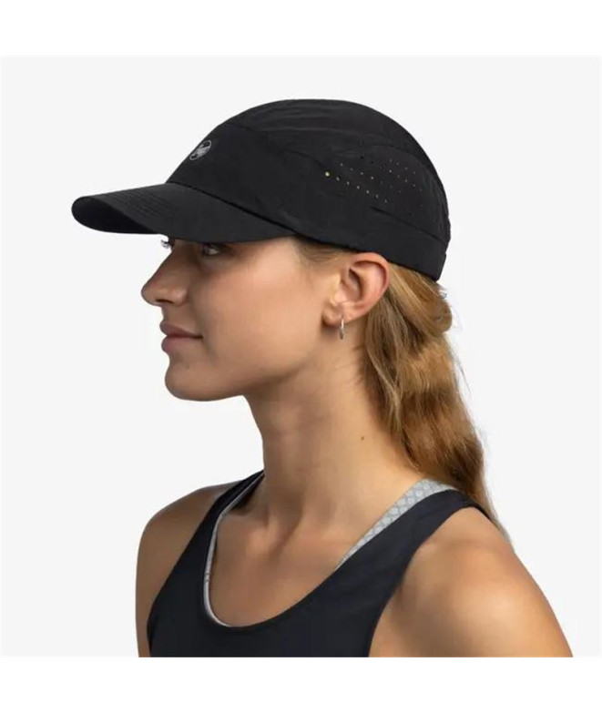 Gorra de Running Buff Solid Negro | Atmósfera Sport