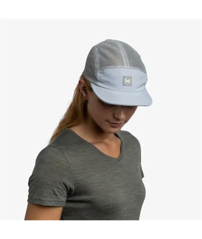 Gorra de Running Buff Saret Gris | Atmósfera Sport