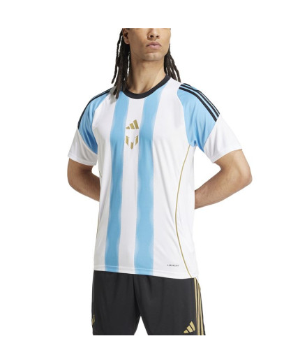 Camiseta de Fútbol adidas Messi Training Jersey Hombre Blanco ...