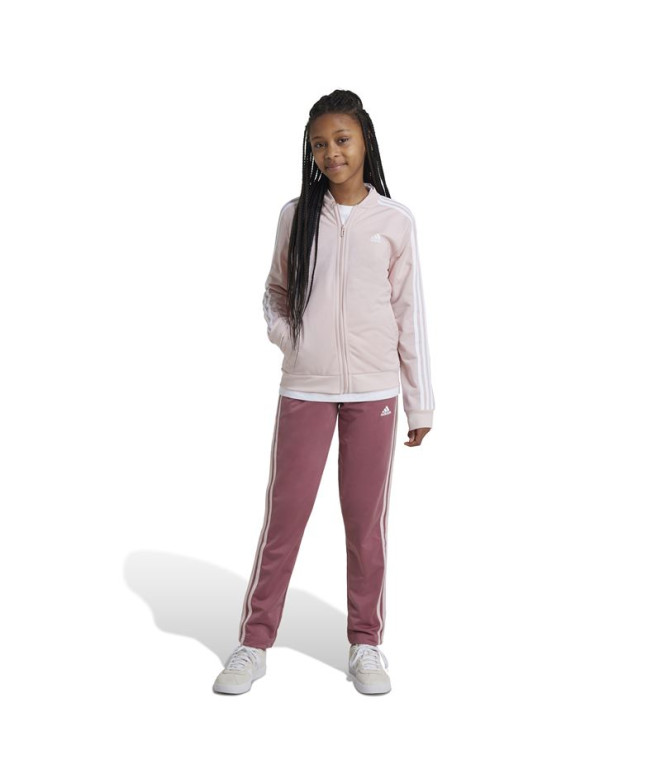Chandal adidas Essentials 3 Bandas Niña Rosa