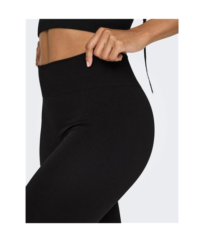 Mallas ONLY jaia Life Seam Black Mujer | Atmósfera Sport
