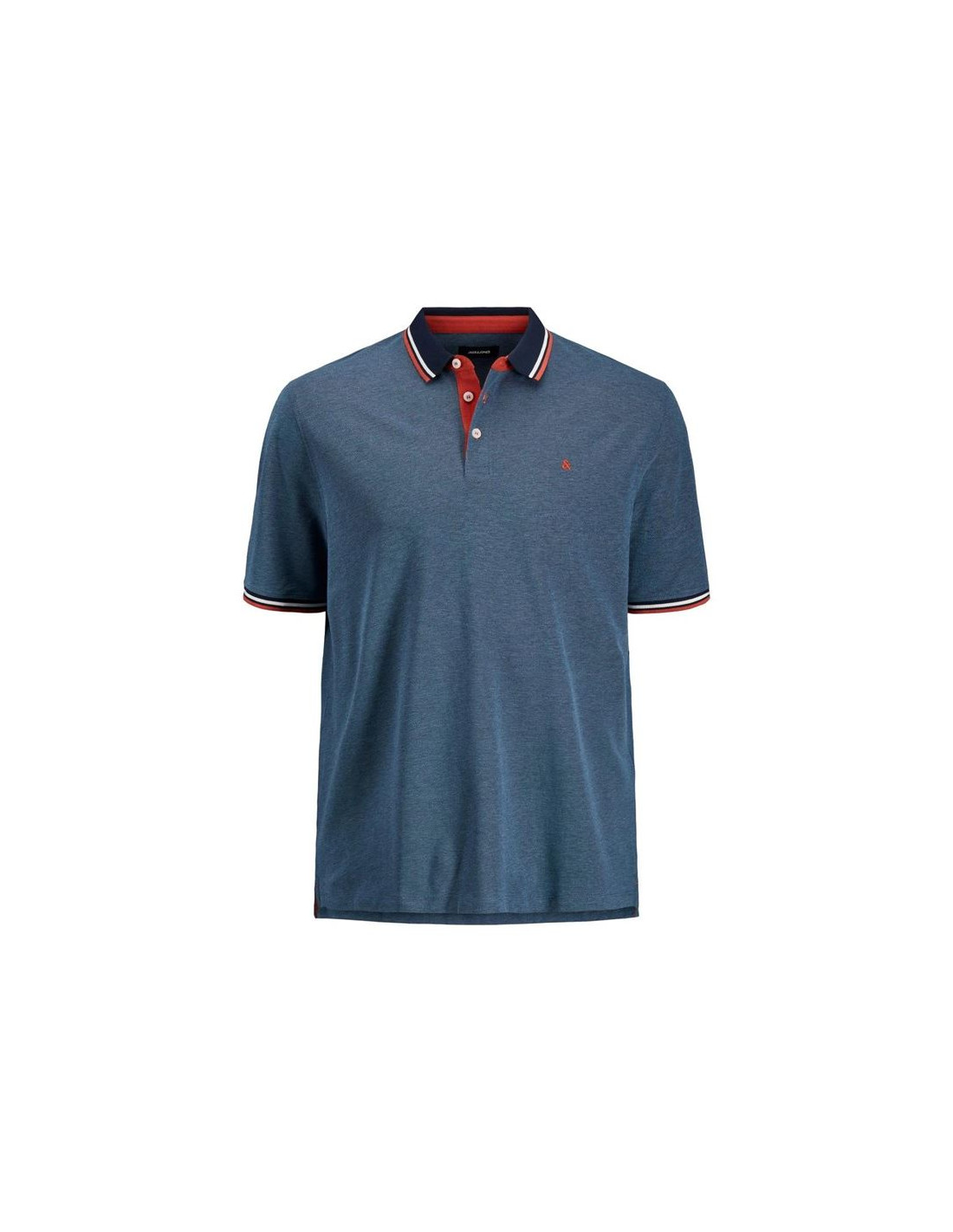 Polo Jack and Jones epaulos Denim Blue Hombre | Atmósfera Sport