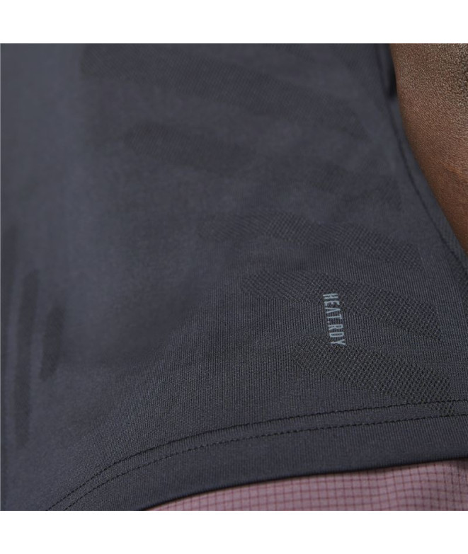 Camiseta de Fitness Hr Hiit Airch Mujer Negro