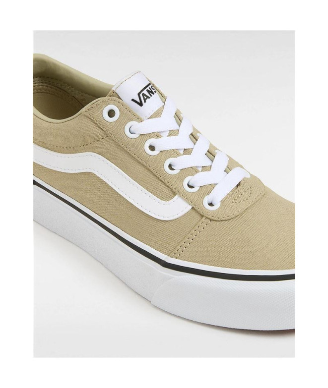 Zapatillas Vans Ward Platform Cnvs Elm Mujer Beige | Atmósfera Sport