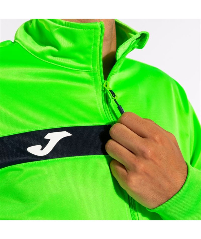 Chándal Joma Columbus Hombre Verde Flúor Marino | Atmósfera Sport