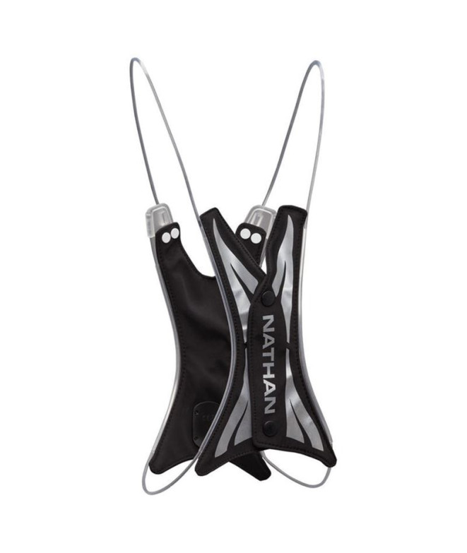 Chaleco de Running Nathan Hypernight Laser Light Vest Negro