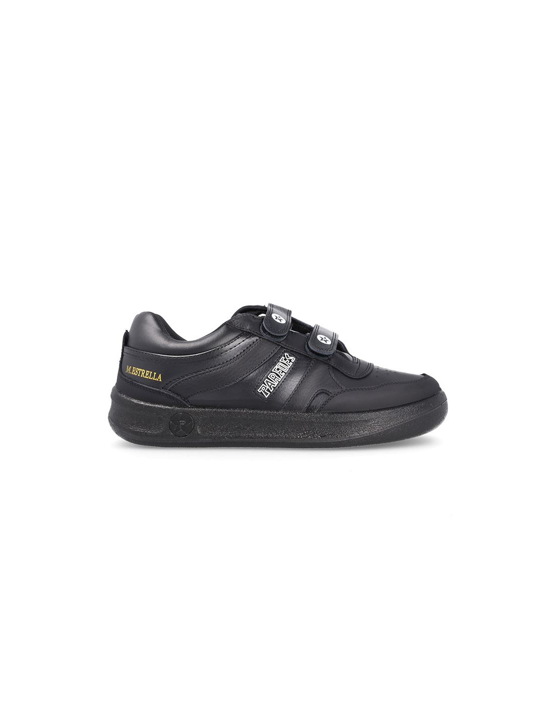 Zapatillas Paredes Estrella Velcro Infantil Negro | Atmósfera Sport