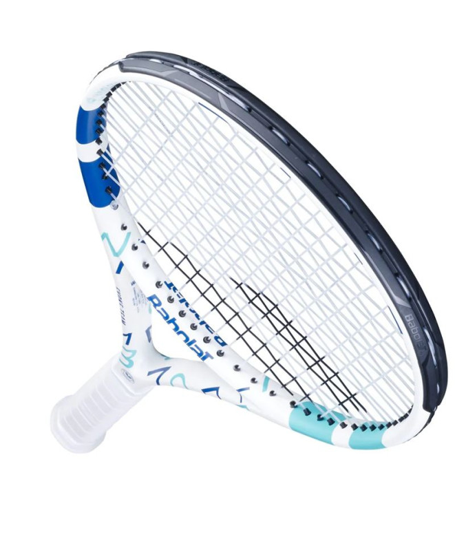 Raqueta de Tenis Babolat Evoke Team Wim Blanco/Azul