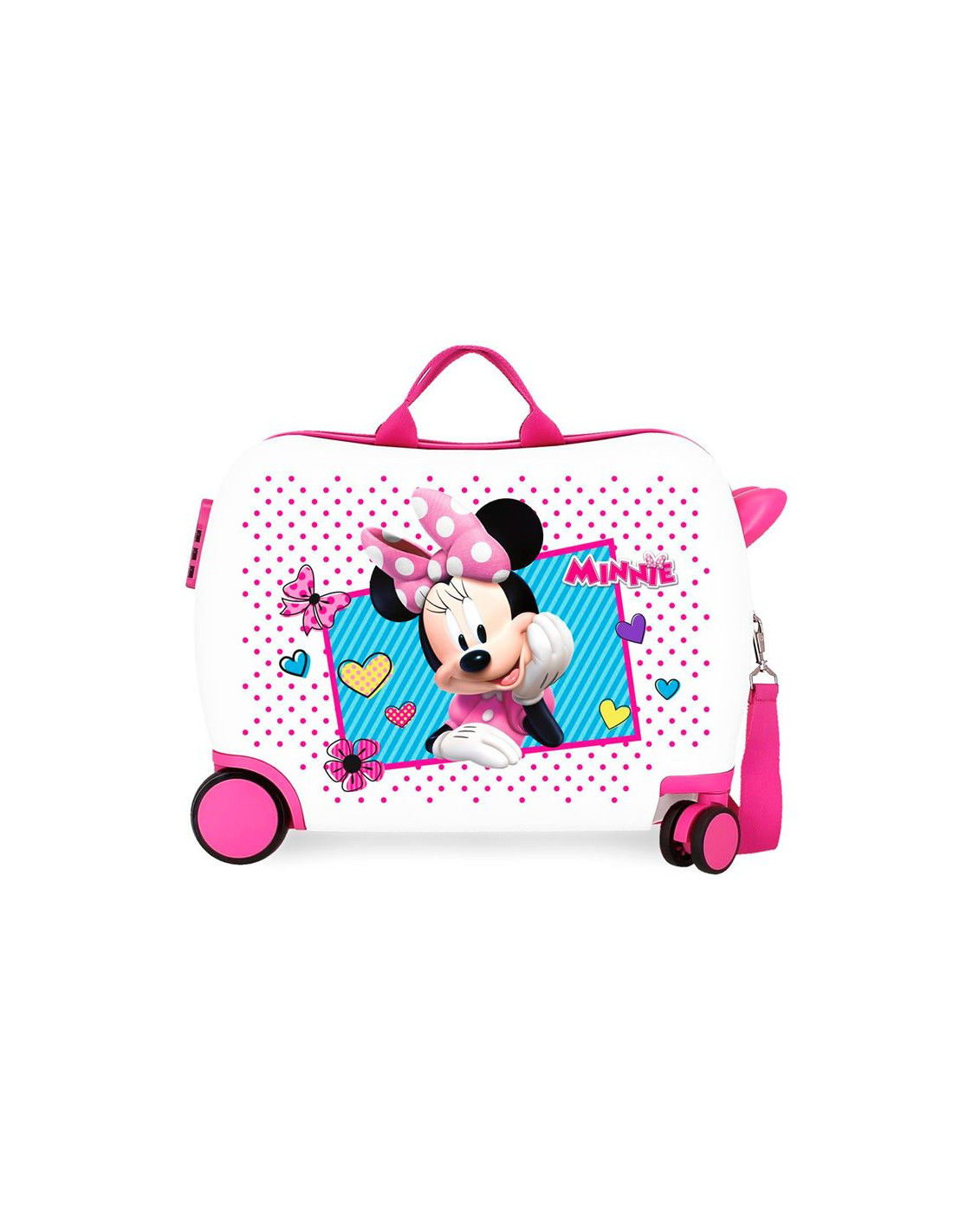 Maleta Infantil Disney Abs Rolling Suitcase 4W.(2 Multid.)Joy Minnie Rosa