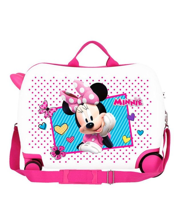 Maleta Infantil Disney Abs Rolling Suitcase 4W.(2 Multid.)Joy Minnie Rosa