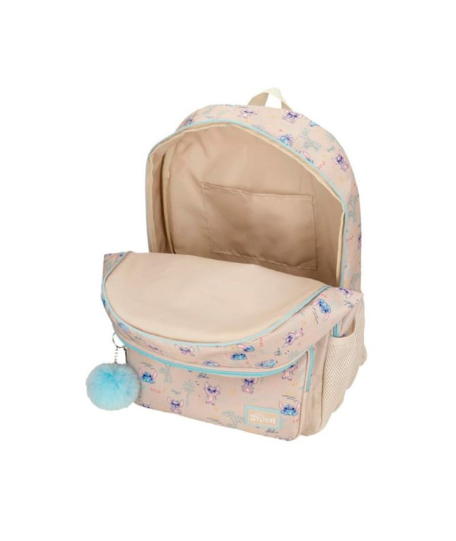 Mochila Disney Mochila Adap 44Cm 2C Stitch Cuddle Me Happy Azul ...