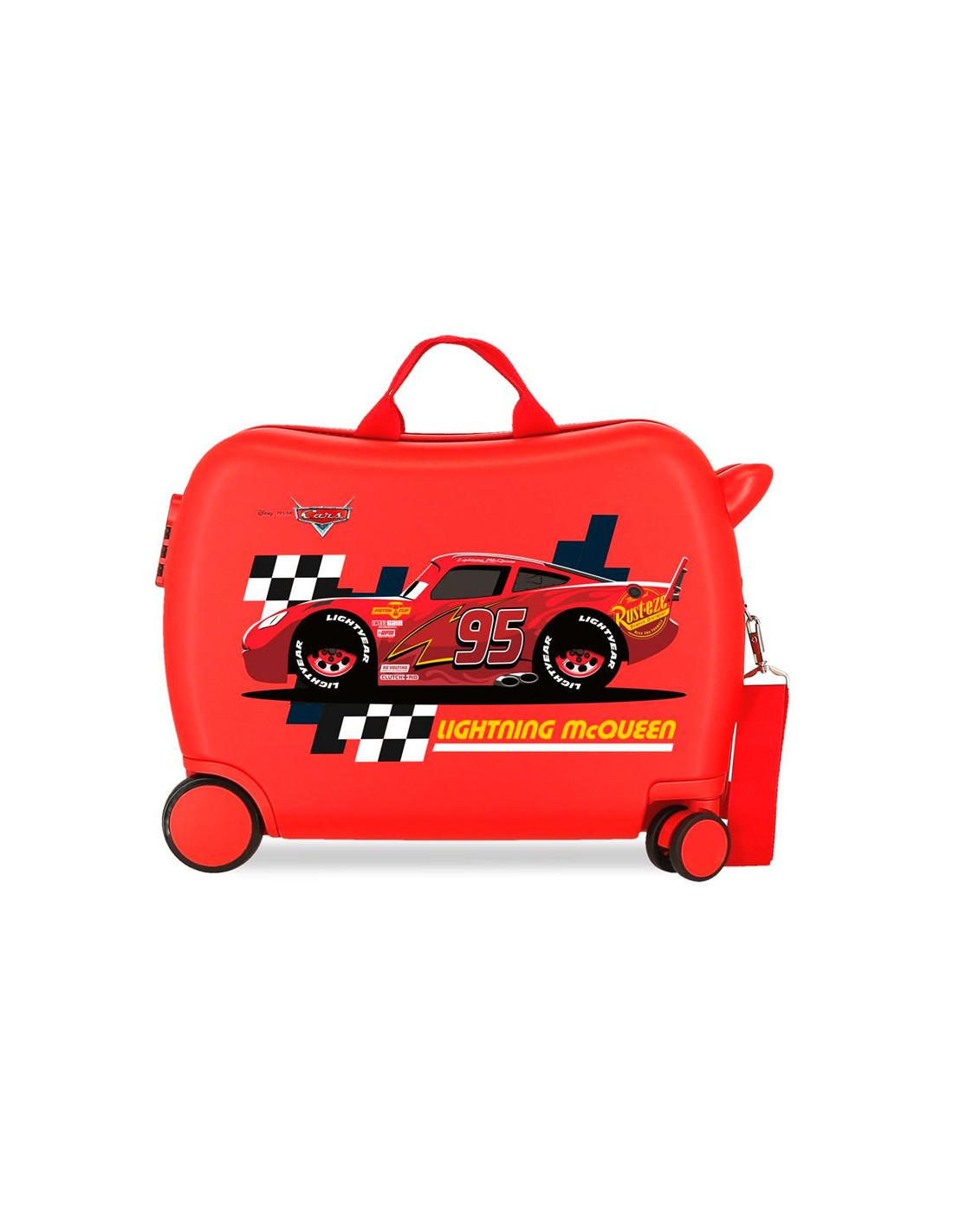 Maleta Infantil Disney 4W (2 Multid Cars Rayo Mcqueen Rojo | Atmósfera ...