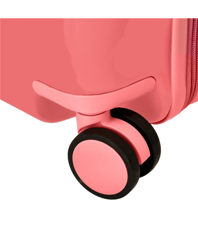 Maleta Infantil Disney Abs Rolling 4W.Aristocats Better Together Coral