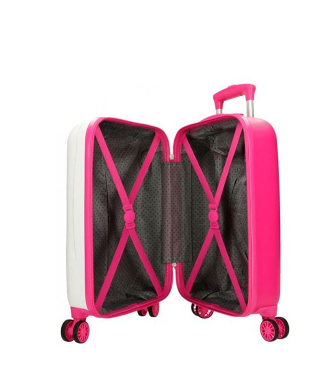 Valise Disney Abs 50Cm 4R Minnie Super Helpers Blanc