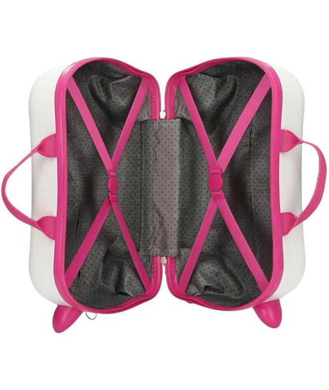 Mala Infantil Disney Abs Rolling 4W. 45Cm. Aristogatas Marie em Branco