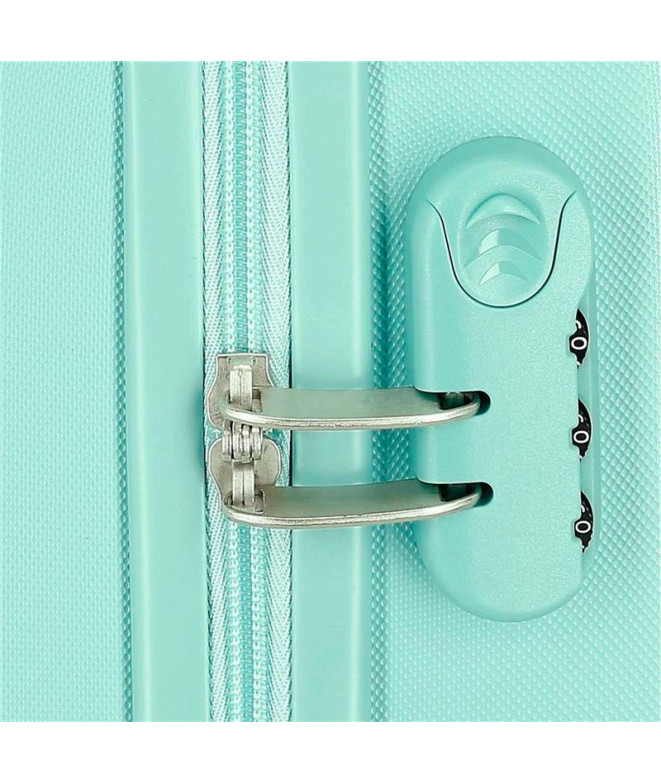 Maleta Infantil Disney Abs Rolling 4W.(2 Multid.) Minnie Golden Days Azul