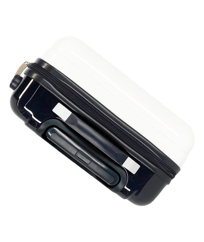 Mala Disney Abs 55Cm 4W Minnie e Mickey Paris Branco