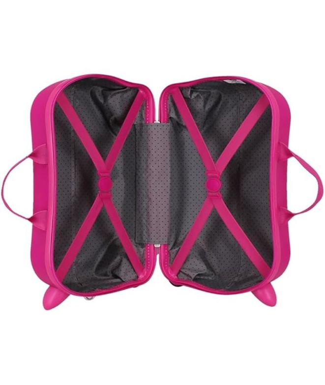 Maleta Infantil Disney Abs Rolling 4W.(2 Multid.) Minnie Super Helpers Rosa