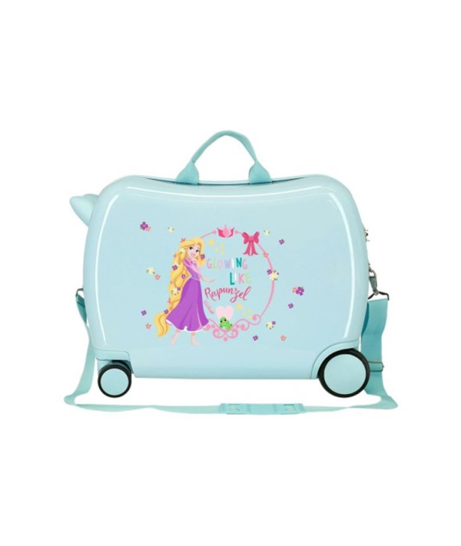 Maleta Infantil Disney Abs Rolling 4W.Princess Celebration Rapunzel Celeste